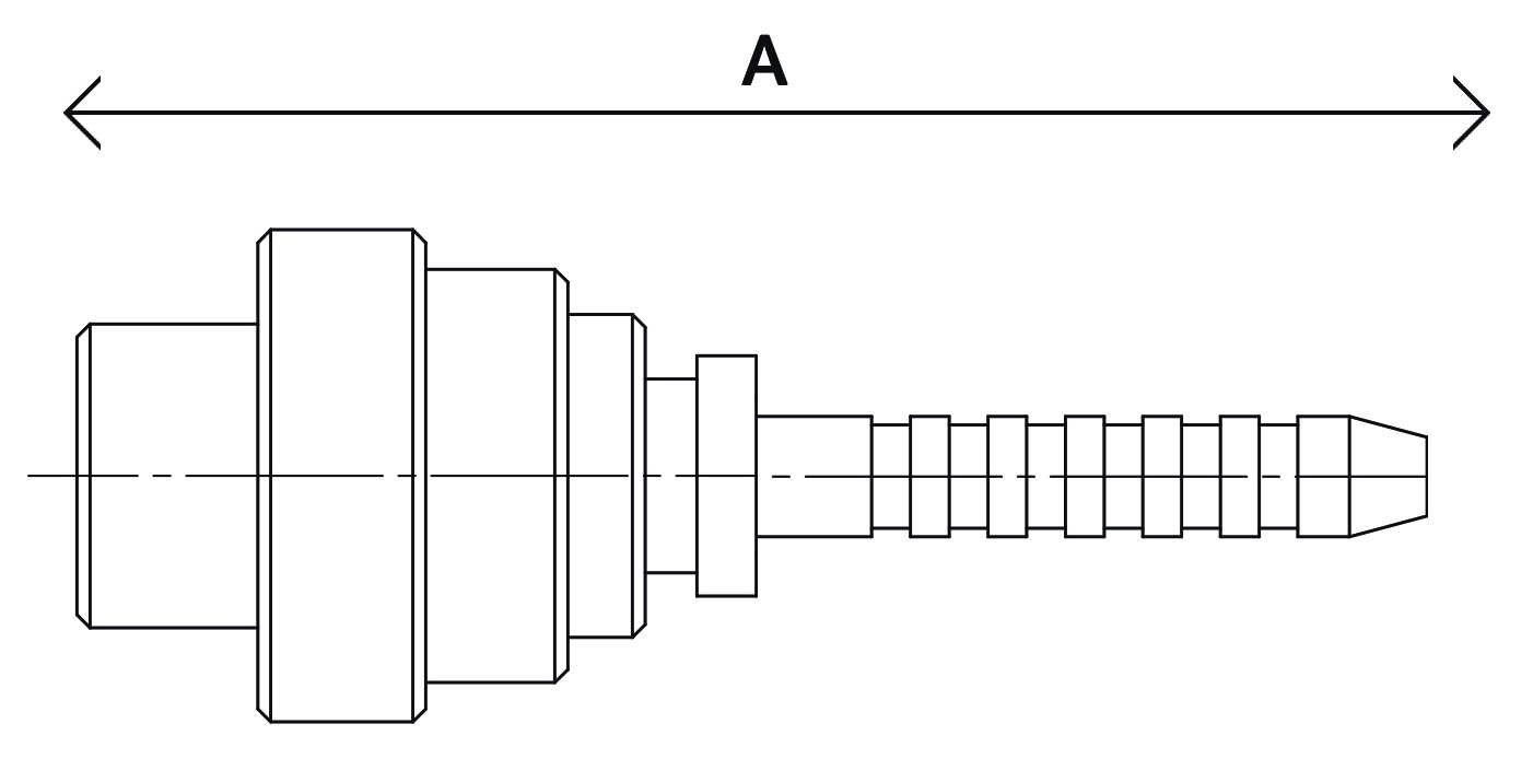 Parker Beverage Hose | 547 | AG1W | 328 EXT | WP 210-350 Bar | - Abdex